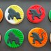 GODZILLA KONG RAWR X12 Inspired Decorated Cookies Kids Birthday Party ...
