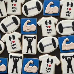 WORKOUT, WEIGHTLIFTING, CROSSFIT X12 Weight Inspired Themed Vanilla ...
