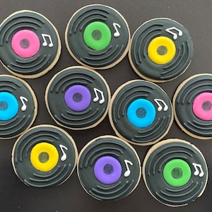 Retro Disco Theme Vanilla Sugar Cookies: 70s Party Favors - Etsy