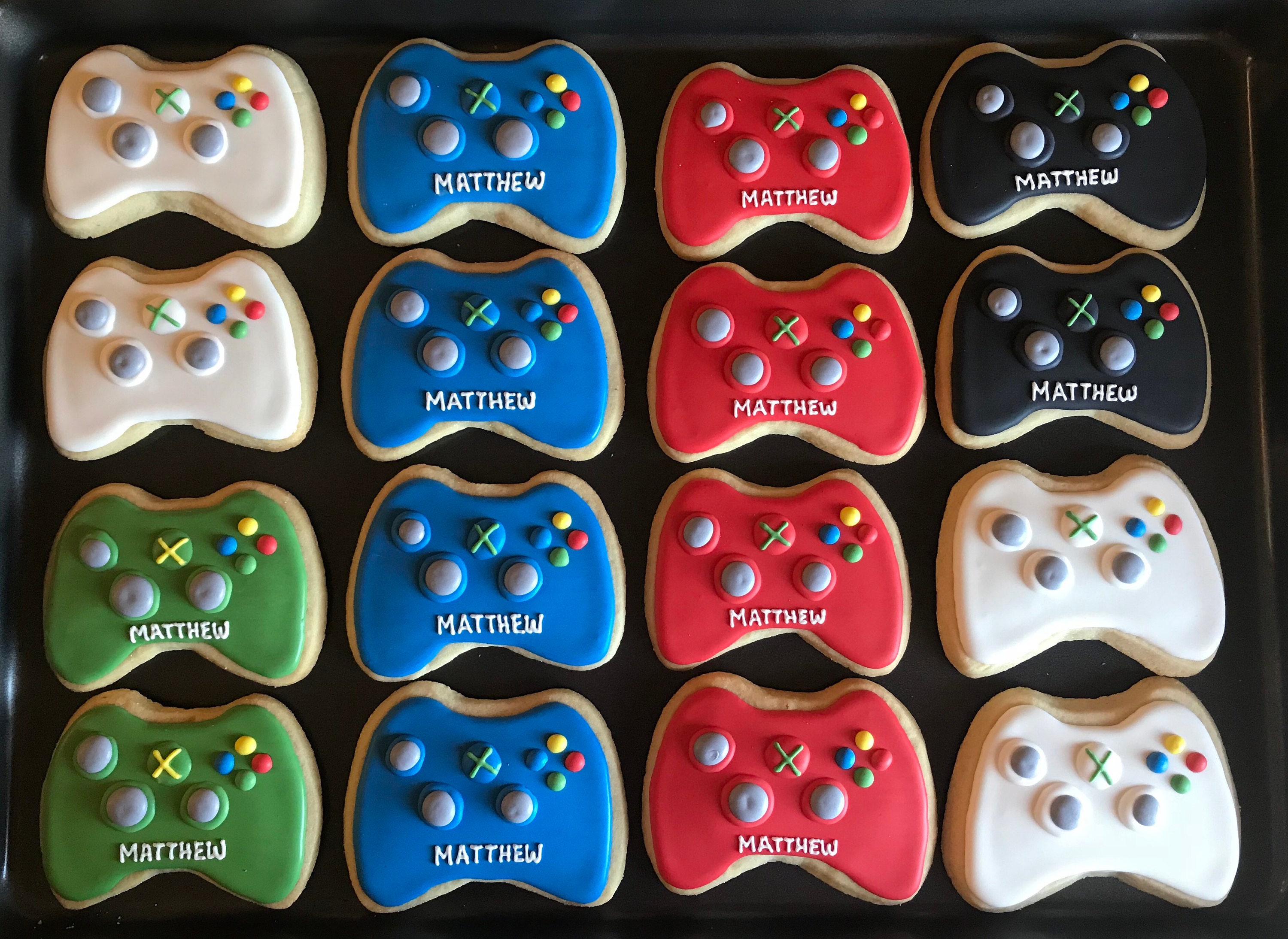 REMOTE control cookies x12 xbox game or ps4 inspired - Etsy.de