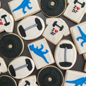 WORKOUT, WEIGHTLIFTING, CROSSFIT X12 Weight Inspired Themed Vanilla ...