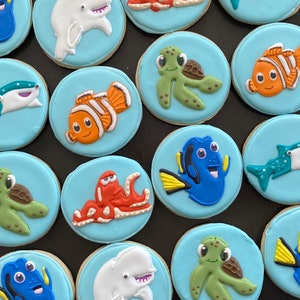 FISH UNDER SEA New Inspired Ocean Creatures Cookies Birthday Party ...
