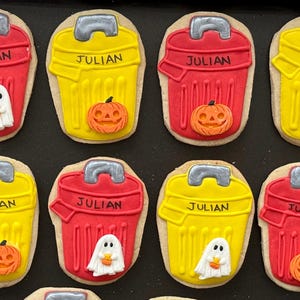 Garbage Truck Birthday Cookies: Construction Party Favors - Etsy