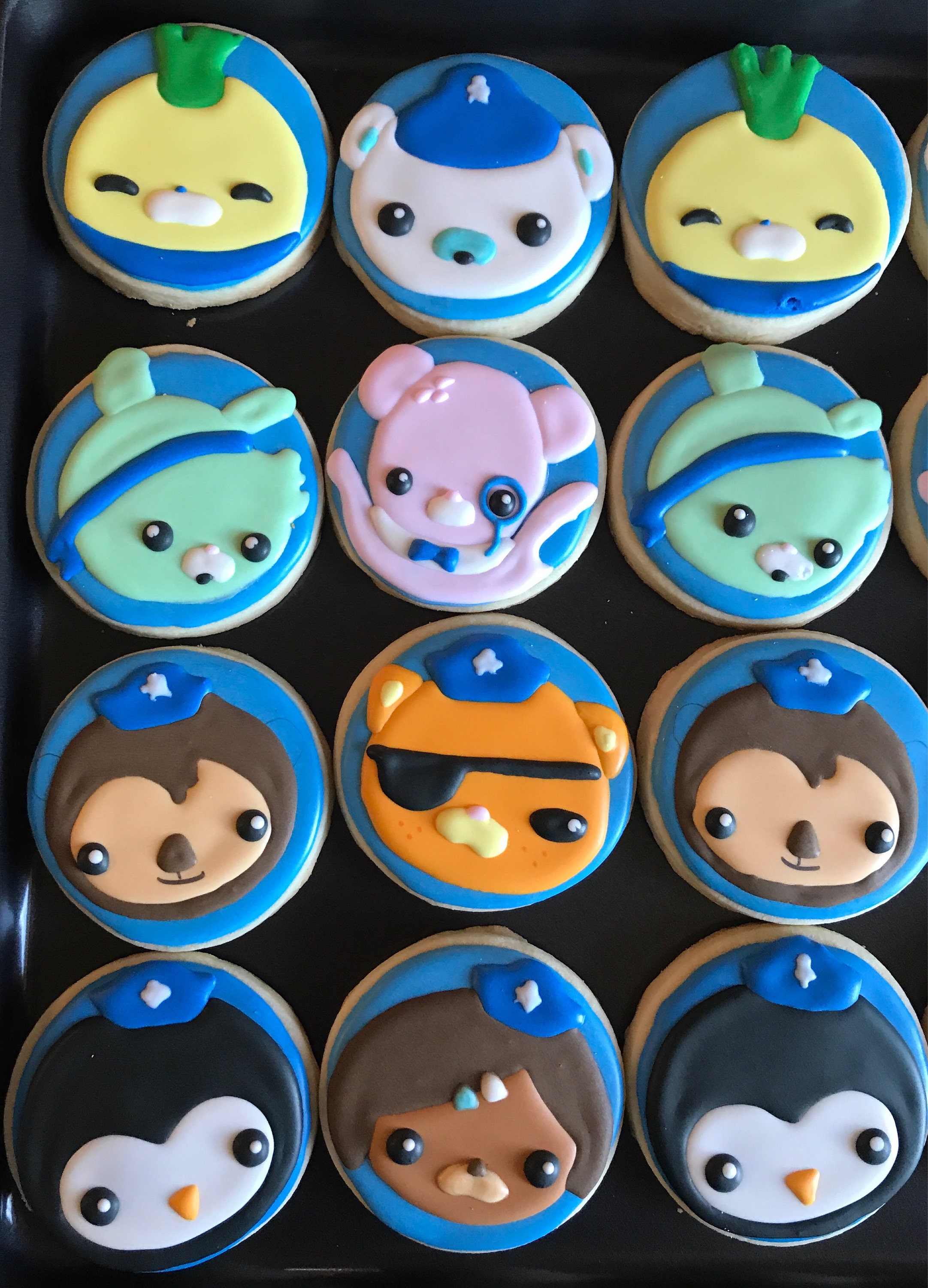 Ocean Creatures X12 Under the Sea Inspired Themed Cookies - Etsy