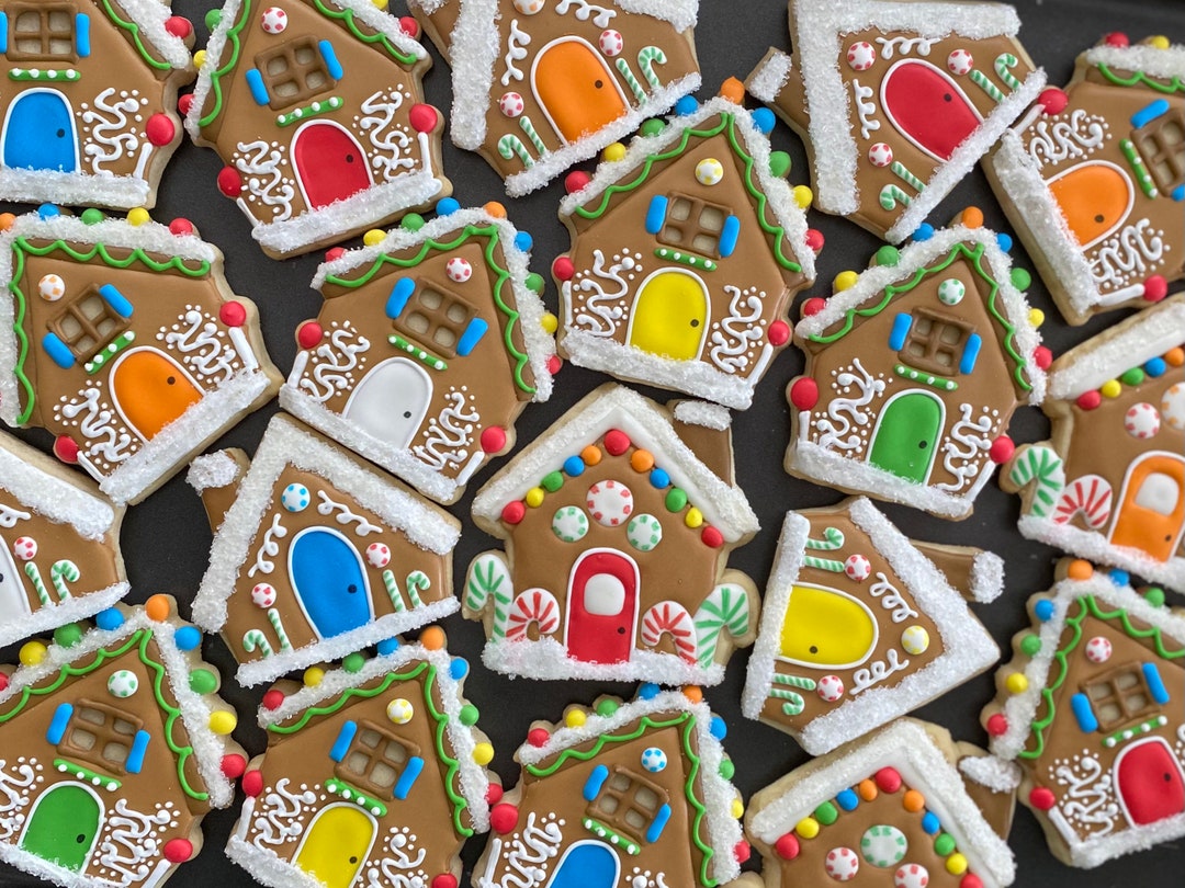 Gingerbread house cookies store