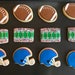 TOUCHDOWN Superbowl SPORTS X12 Theme Cookies FOOTBALL touchdown ...