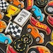 CAR RACING X12 Vanilla Sugar Cookies Birthday Party - Etsy
