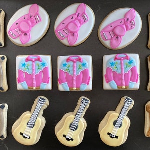 COUNTRY MUSIC WESTERN Themed X12 Inspired Decorated Cookies - Etsy