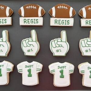 TOUCHDOWN Superbowl SPORTS X12 Theme Cookies - FOOTBALL -touchdown ...
