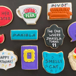 Friends Inspired TV SHOW X12 Theme Cookies Customized Party - Etsy