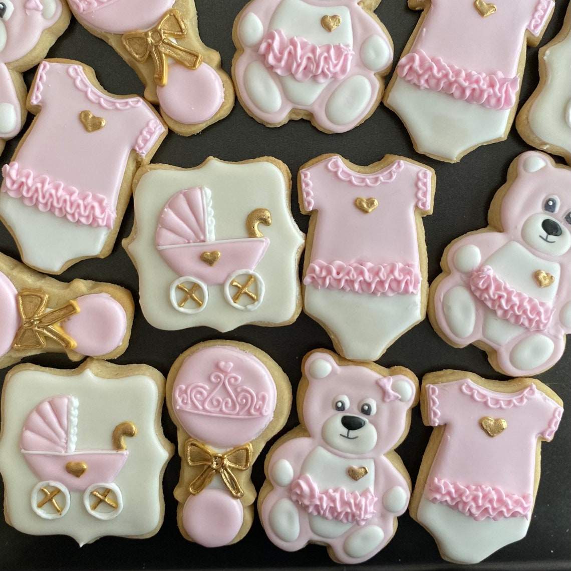 Swan Lake Sugar Cookies: Princess Baby Shower Favors (12 Ct) - Etsy