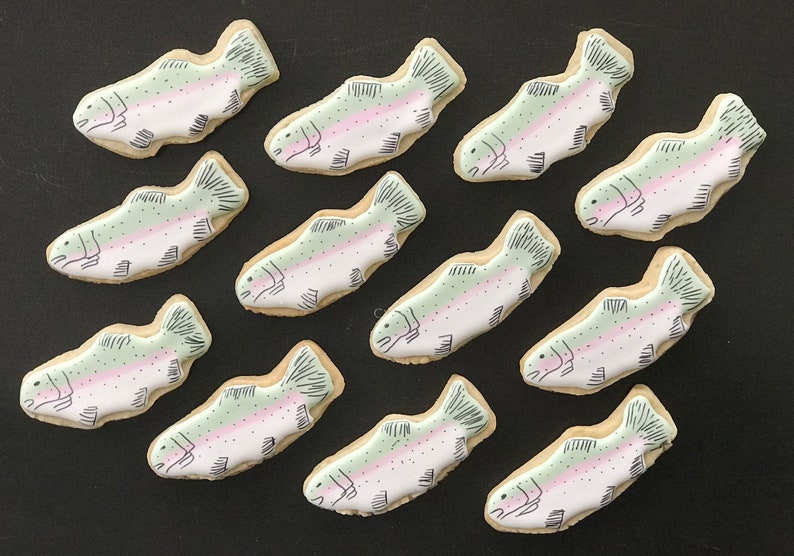 FISHING CAMPING HOBBY Inspired Decorated Cookies Kids - Etsy