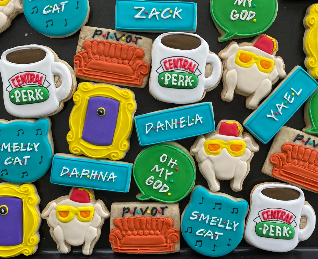 Friends Inspired TV SHOW X12 Theme Cookies Customized Party - Etsy