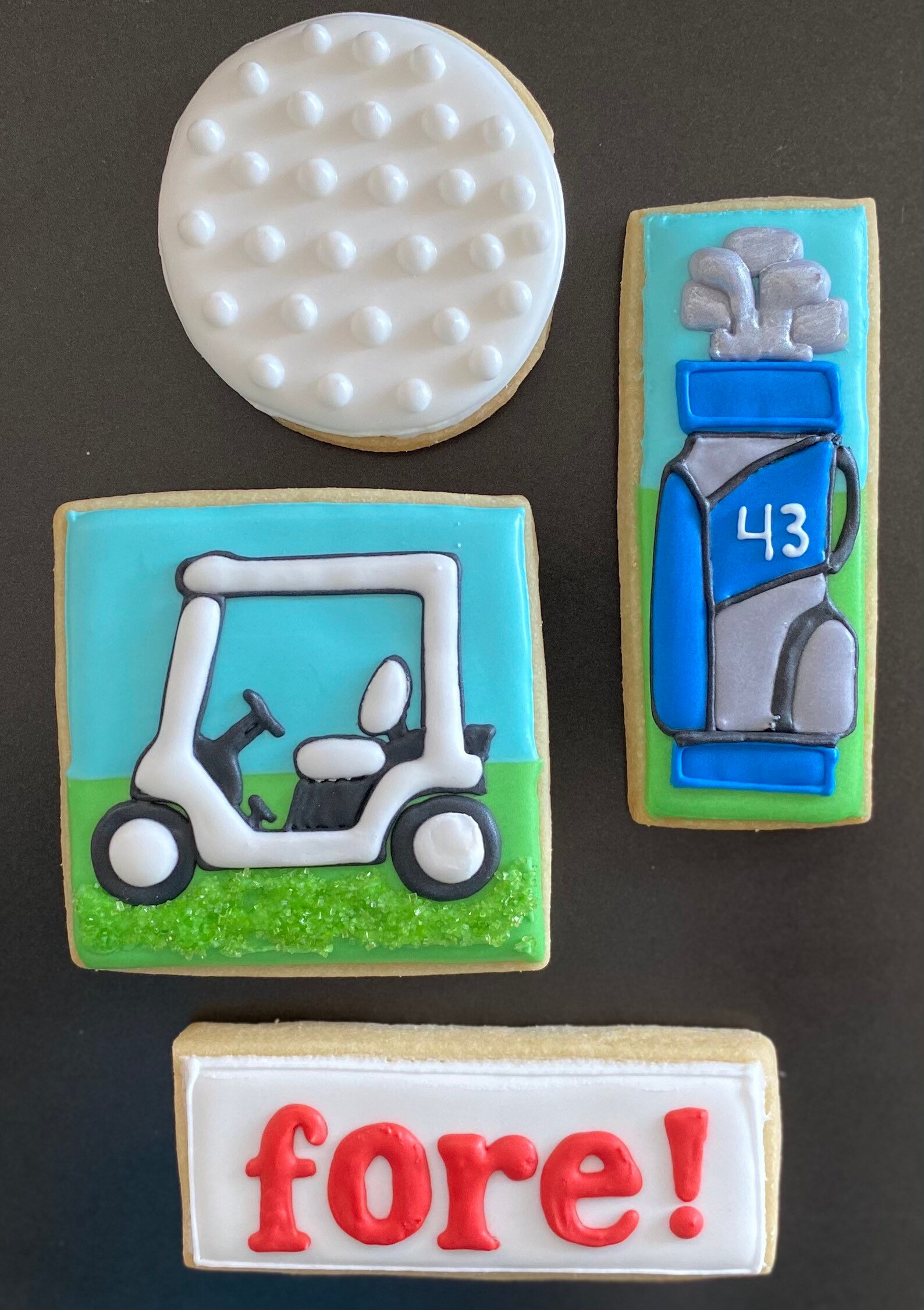 GOLF SPORTS GOLFING x12 theme cookies | Etsy