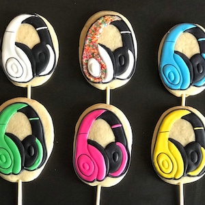 80's 90's Colorful HIP HOP BOUQUET Style Cookies on Sticks ( 18 Cookies ...