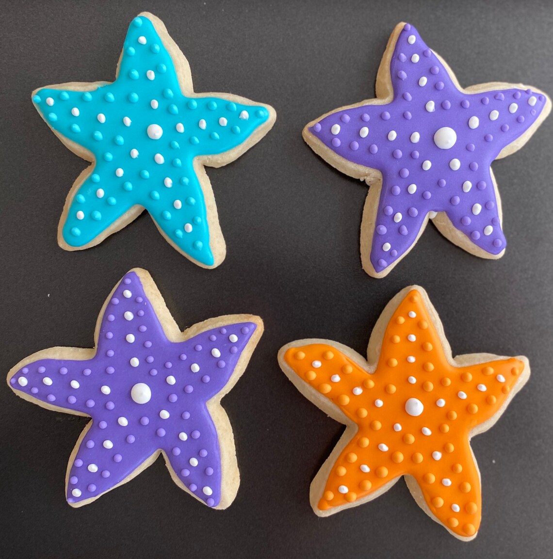 BEACH fish under the SEA cookies x12 girl baby shower | Etsy