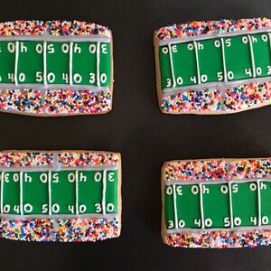 TOUCHDOWN Superbowl SPORTS X12 Theme Cookies - FOOTBALL -touchdown ...