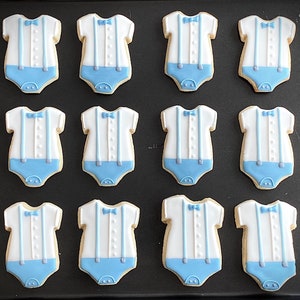 BABY GENDER REVEAL X12 Customized Cookie Favors - Tutus - Dresses ...