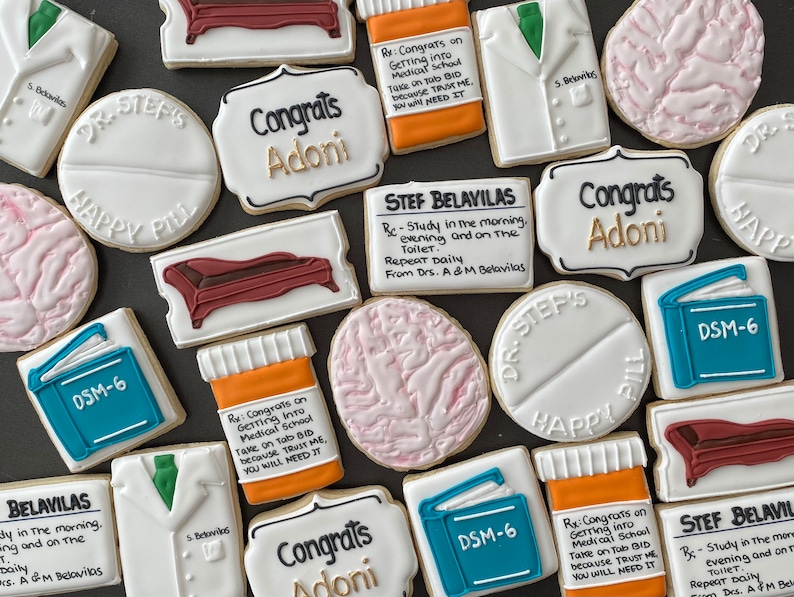 Medical Theme Sugar Cookies: Doctor, Nurse, Lab (x12) - Etsy