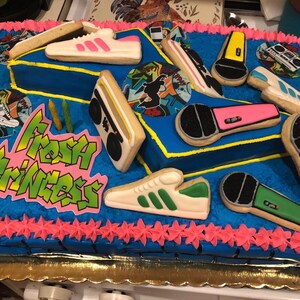 80's Hip Hop Sugar Cookies: Retro Party Favors - Etsy
