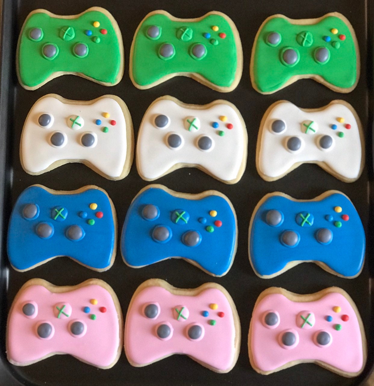REMOTE control cookies x12 xbox game or ps4 inspired | Etsy