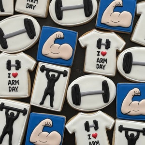 WORKOUT, WEIGHTLIFTING, CROSSFIT X12 Weight Inspired Themed Vanilla ...