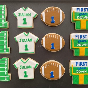 TOUCHDOWN Superbowl SPORTS X12 Theme Cookies - FOOTBALL -touchdown ...