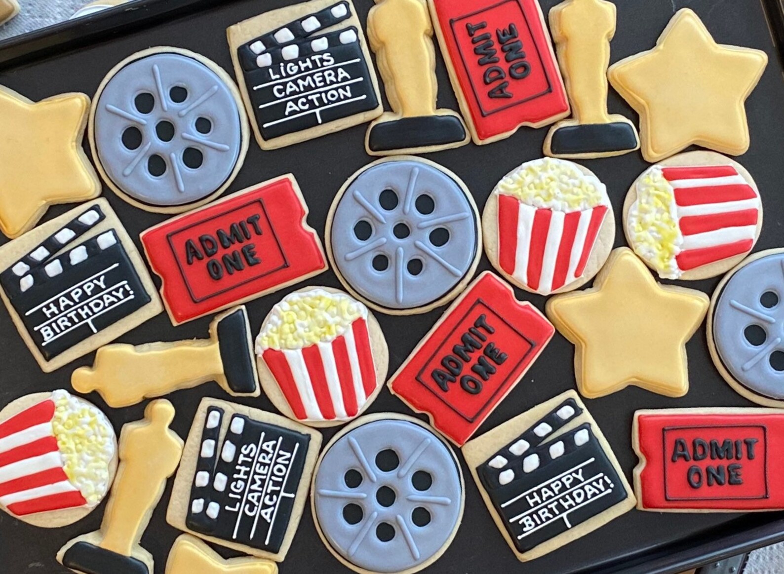 HOLLYWOOD MOVIE NIGHT Themed Inspired Bday Party X12 - Etsy