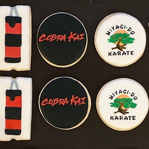 12 KARATE MARTIAL ARTS Inspired Themed Vanilla Sugar Cookies - Karate ...