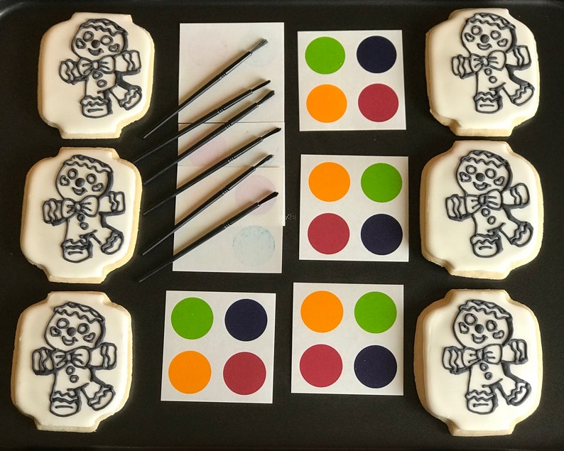 12 PYO PAINT Your OWN Cookie Sets - Any Theme - Etsy