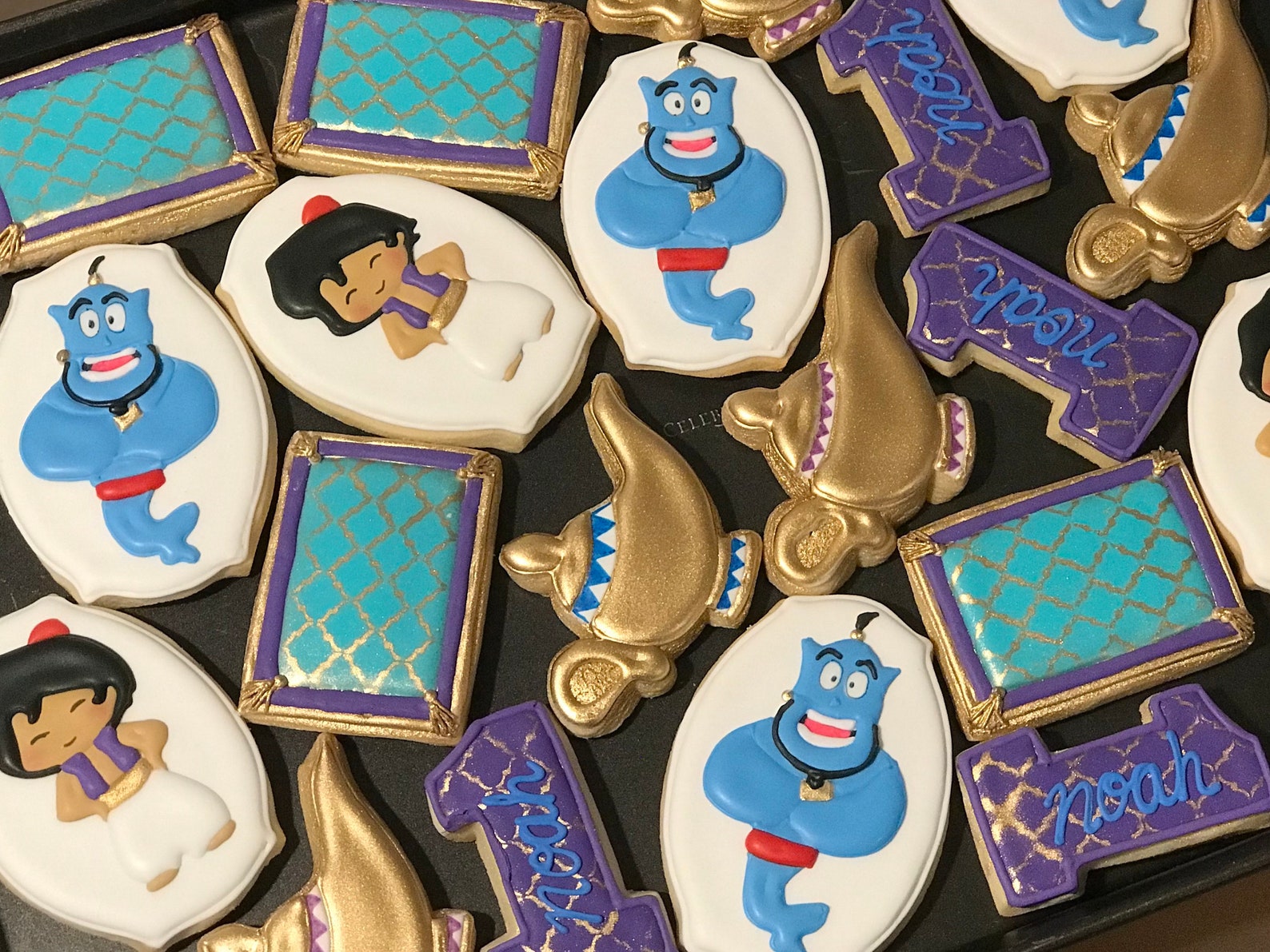 Genie Theme Sugar Cookies, Arabian Night Party Favors (set of 12) - Etsy