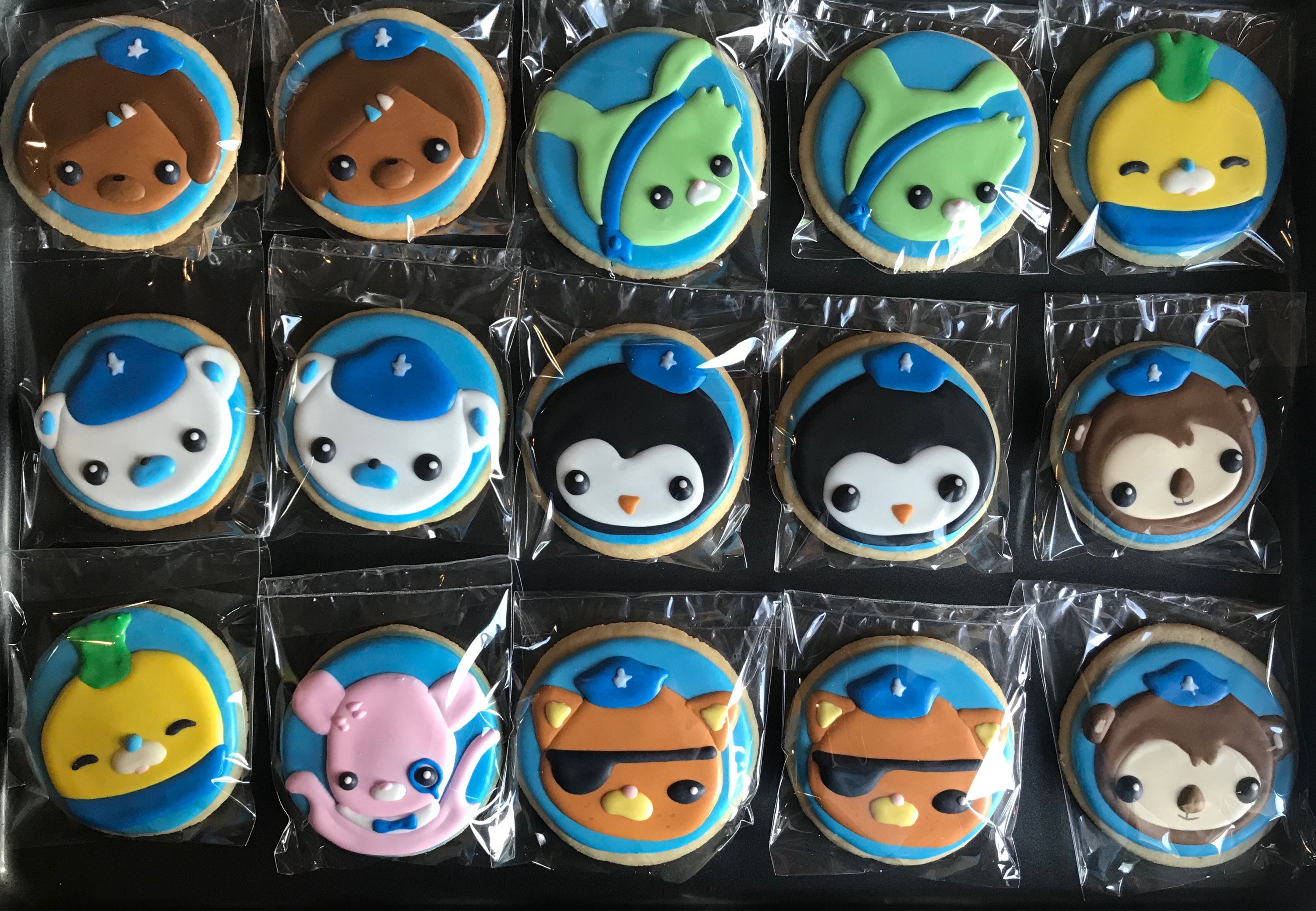 Ocean Creatures X12 Under the Sea Inspired Themed Cookies - Etsy
