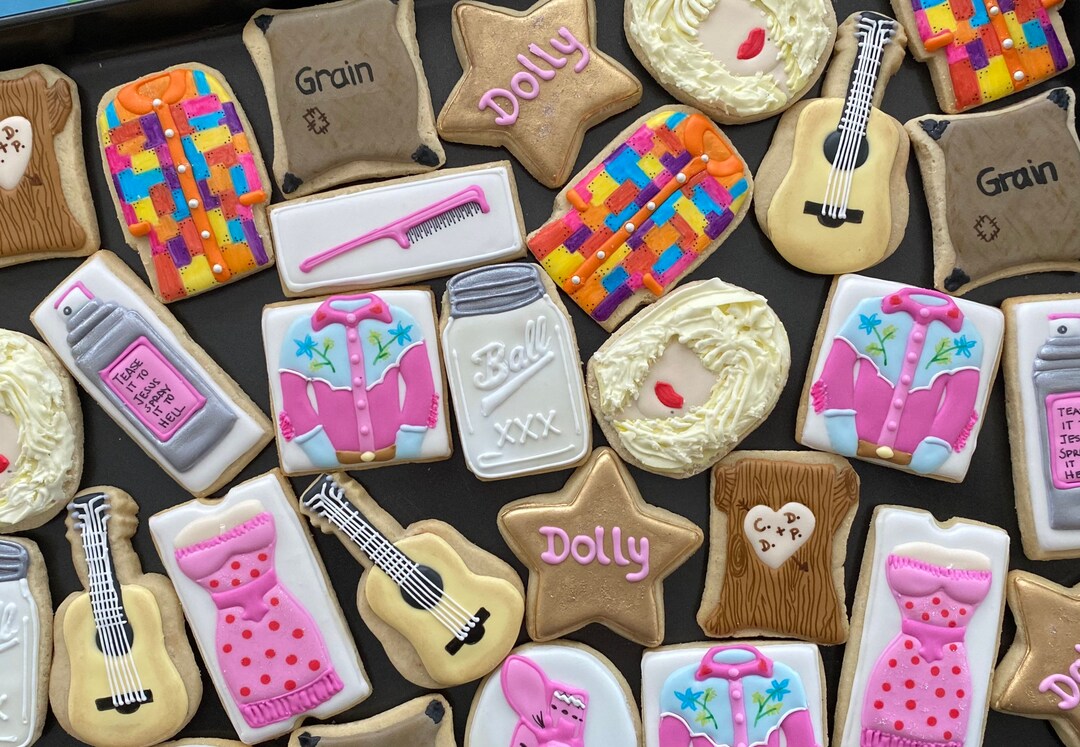 COUNTRY MUSIC WESTERN Themed X12 Inspired Decorated Cookies - Etsy
