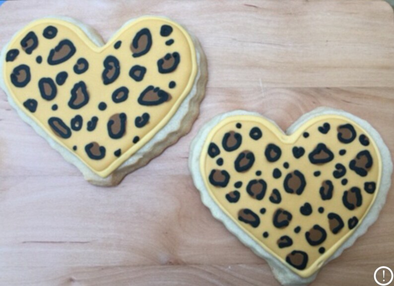 SAFARI chic ZOO leopard x12 print cookies any shape CHEETAH | Etsy