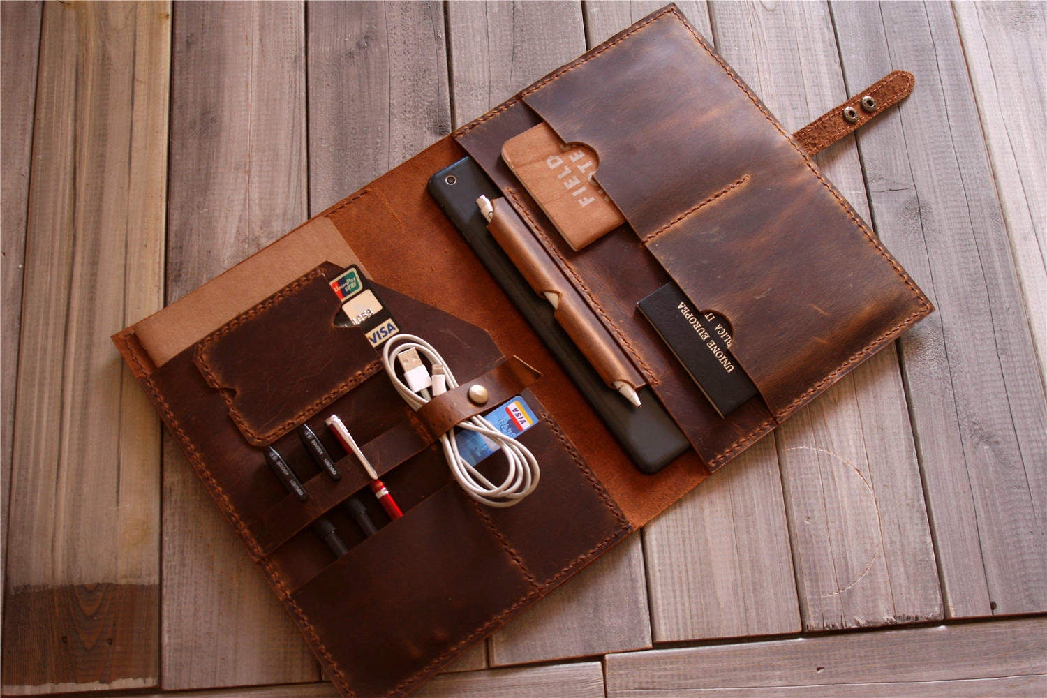 Macbook Pro Sleeve Leather Macbook Air Case 15 Personalized | Etsy