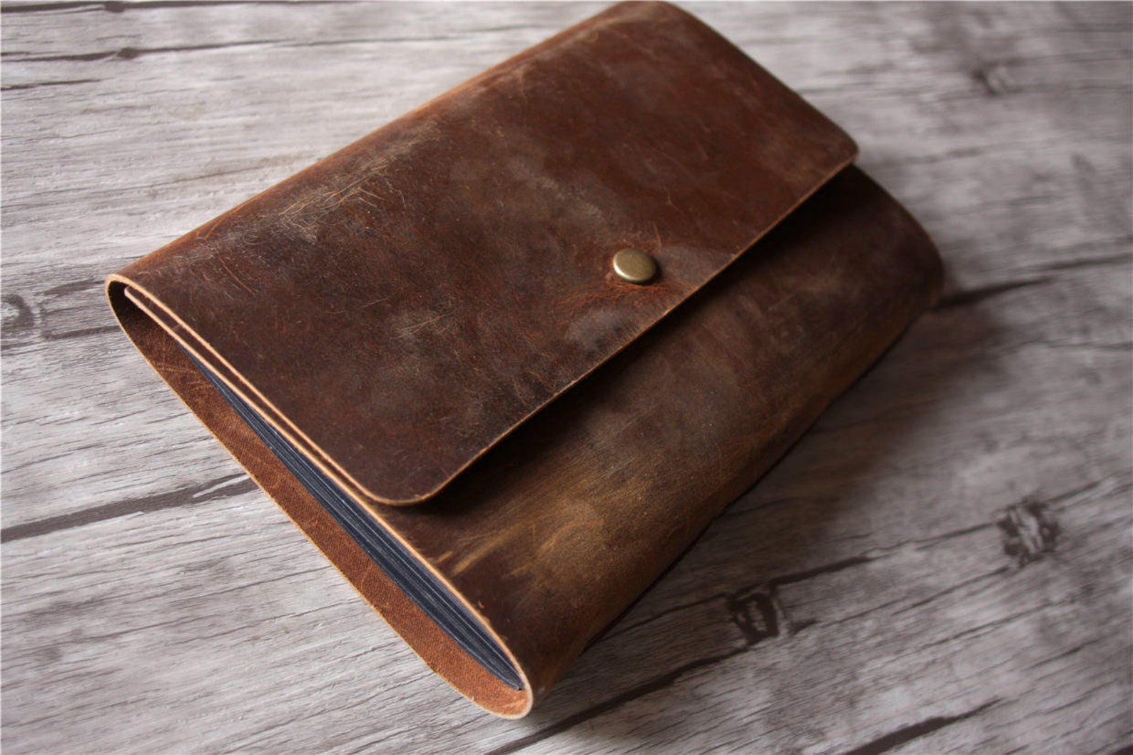 Leather Journal Personalized Leather Notebook Lined Leather | Etsy