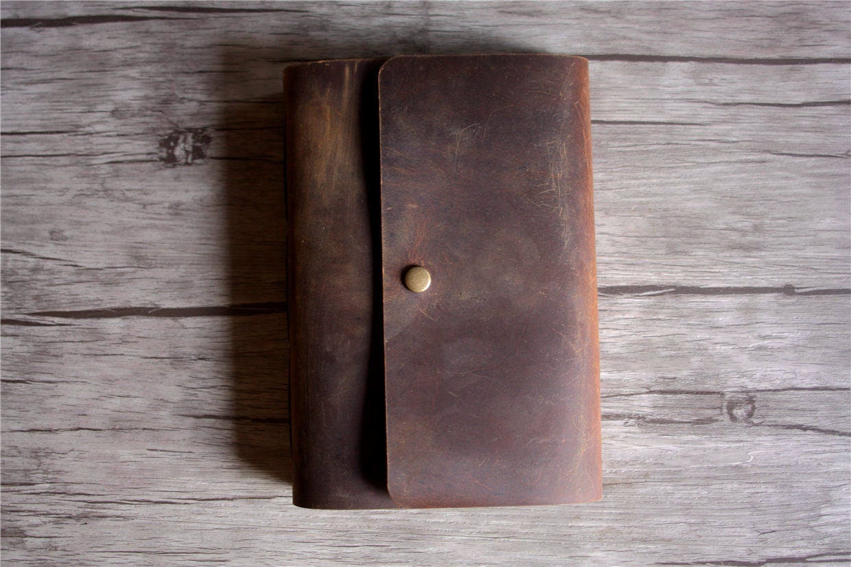 Leather Journal Personalized Leather Notebook Lined Leather | Etsy