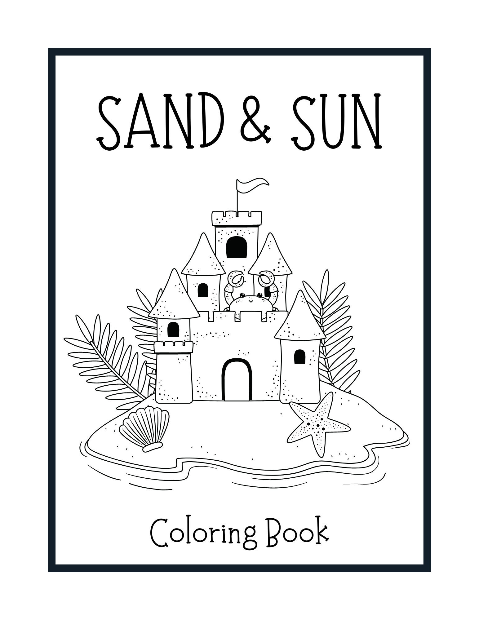 Sand Coloring Page