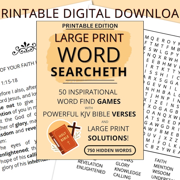 Kjv word search - Etsy.de