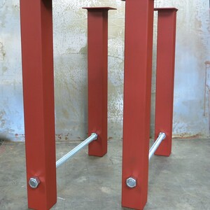 Steel Table Legs- Threaded Rod - Etsy