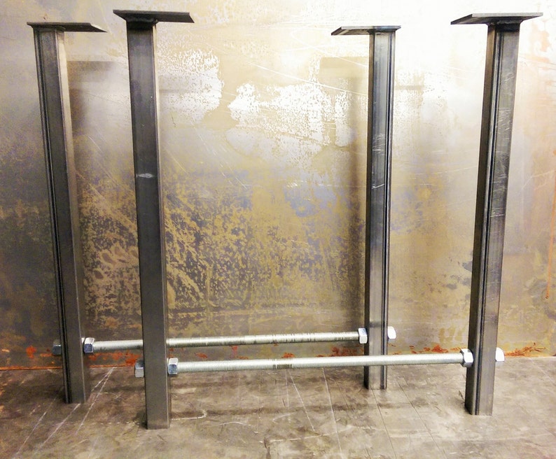 Metal Table Legs Threaded Rod - Etsy