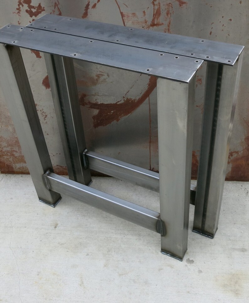Industrial H Shape Metal Table Legs 3x2 - Etsy