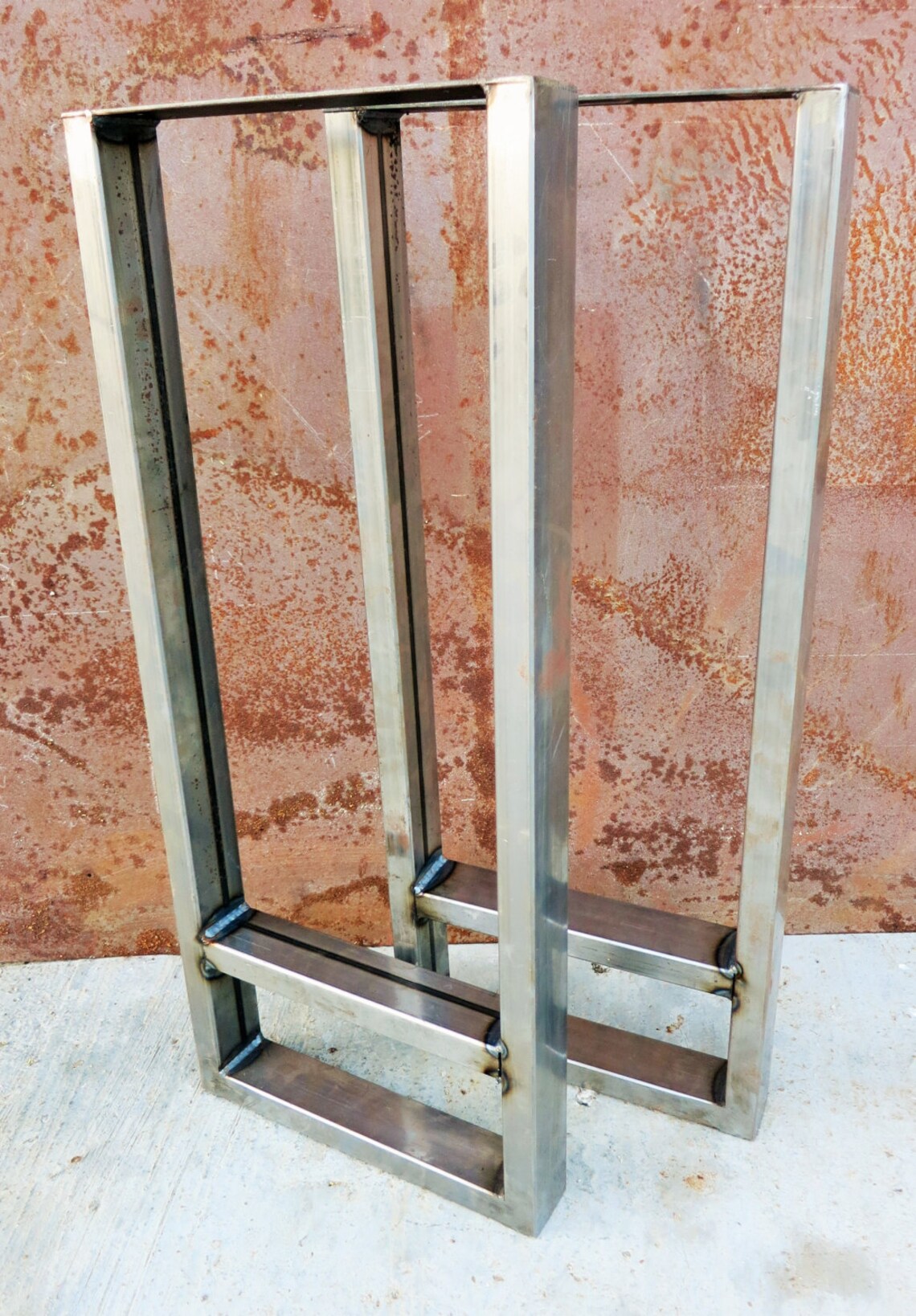 Steel Table Base set of 2 | Etsy