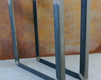 Metal Table Legs set of 2 C Channel C4x5.4 - Etsy