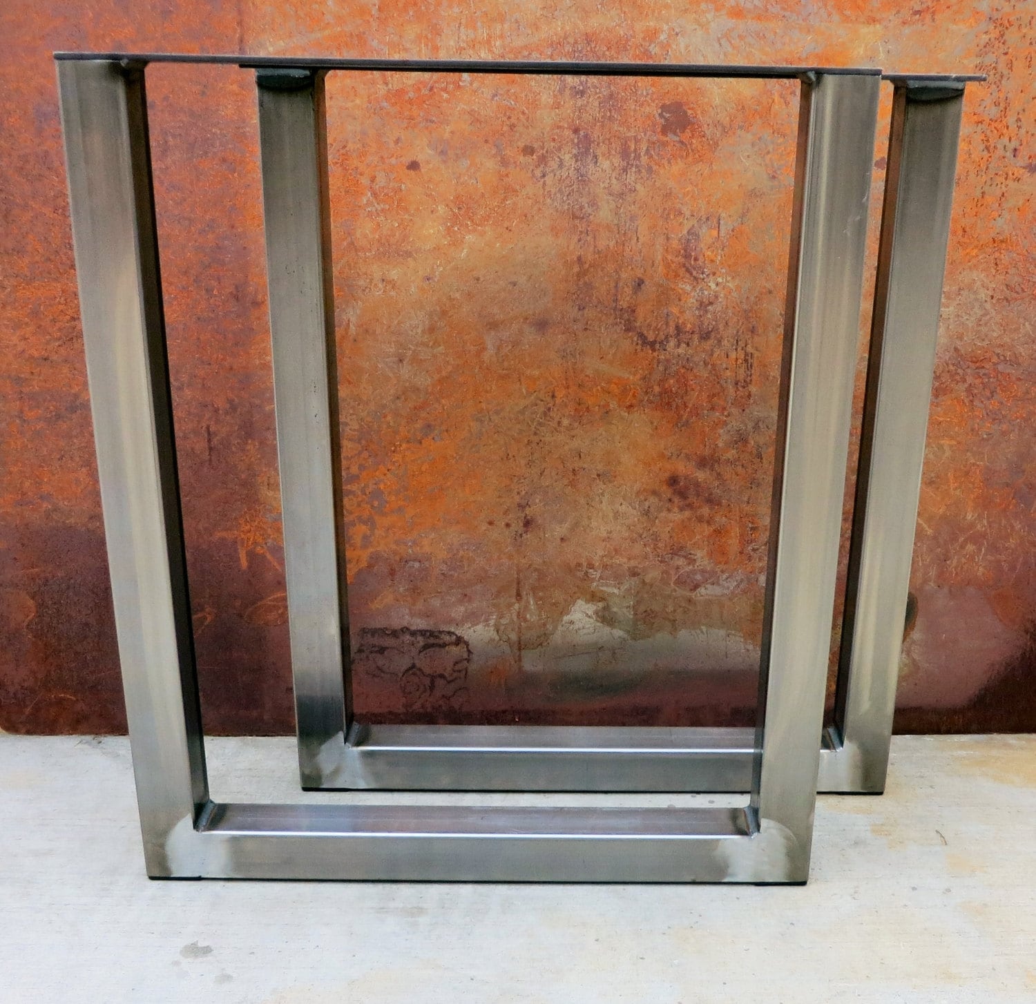 U Shape Metal Table Legs 2x2 | Etsy