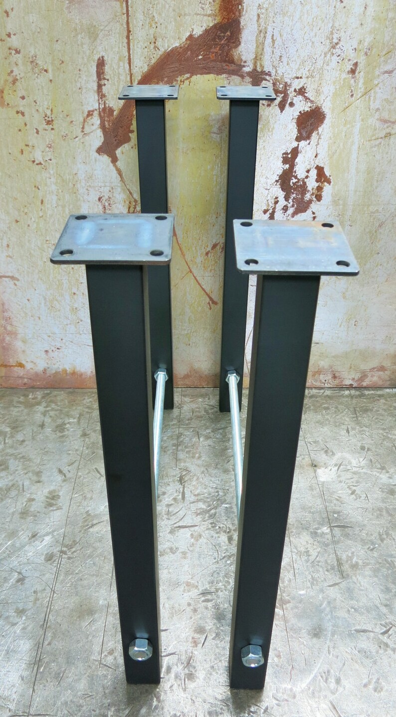 Metal Table Legs Threaded Rod 2x2 | Etsy