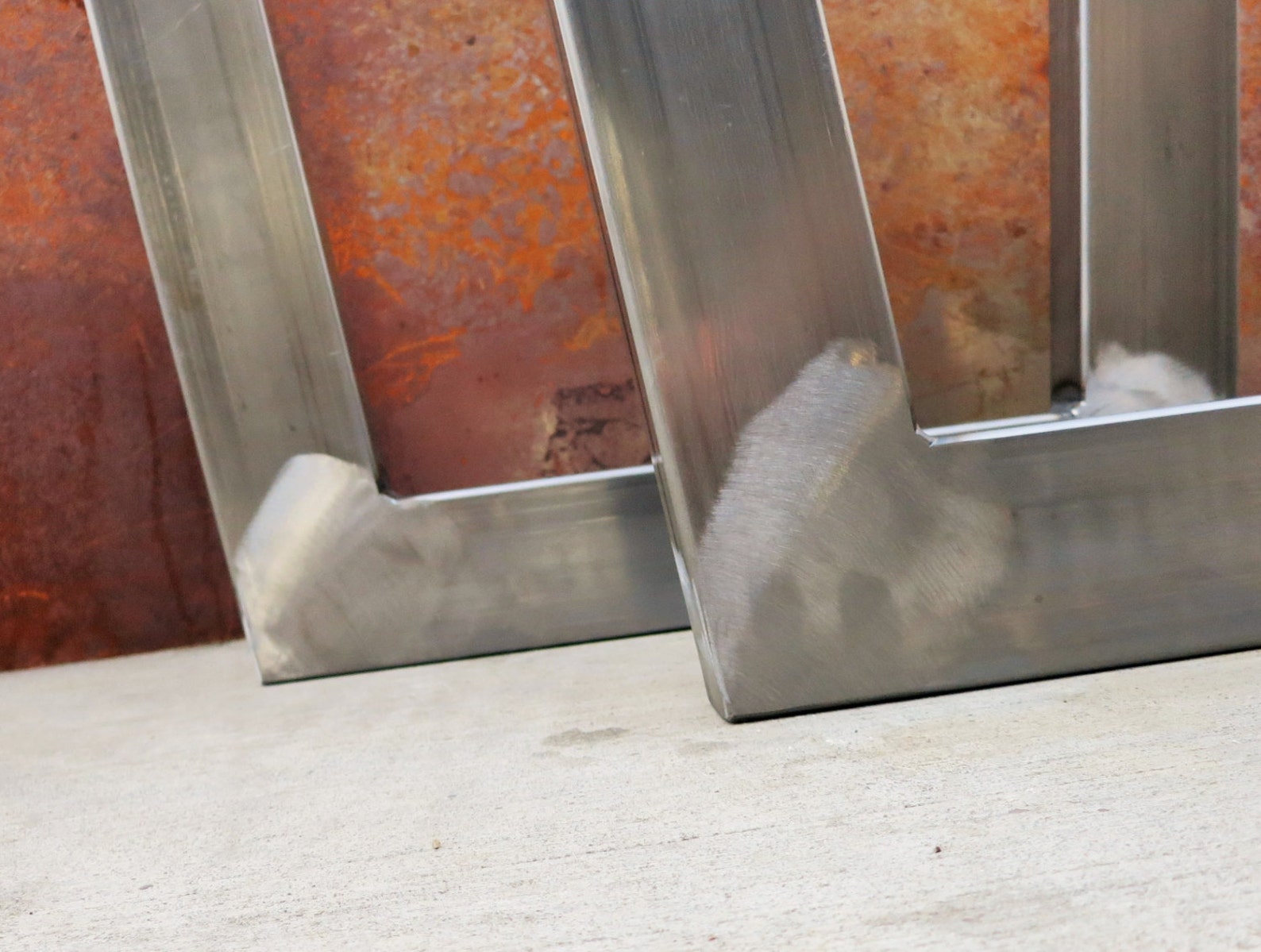 Tapered Metal Table Legs 3''x1.5'' Tube - Etsy