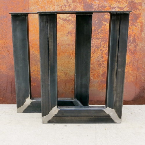 U Shape Metal Table Legs 2x2 - Etsy Canada
