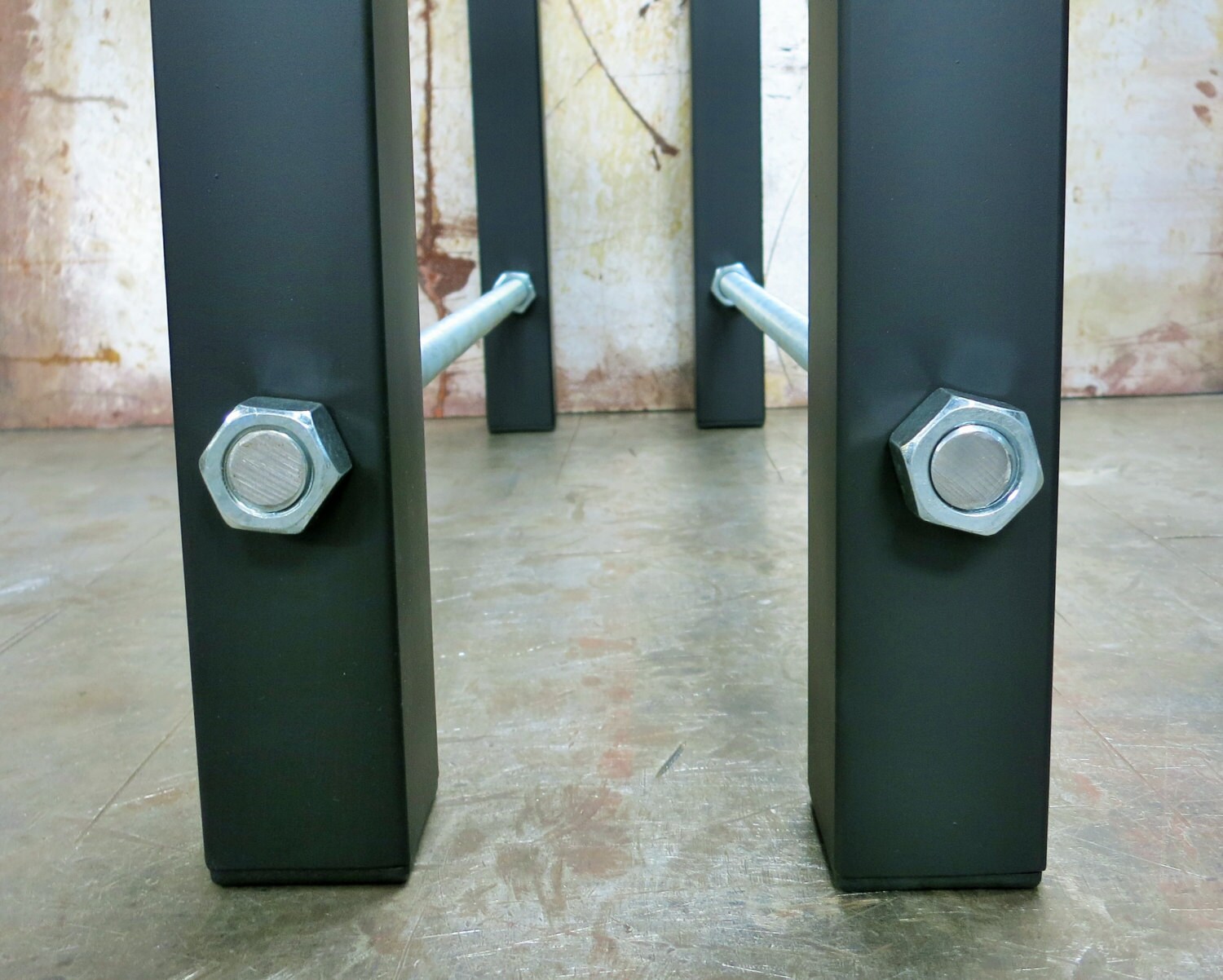 Metal Table Legs Threaded Rod 2x2 - Etsy