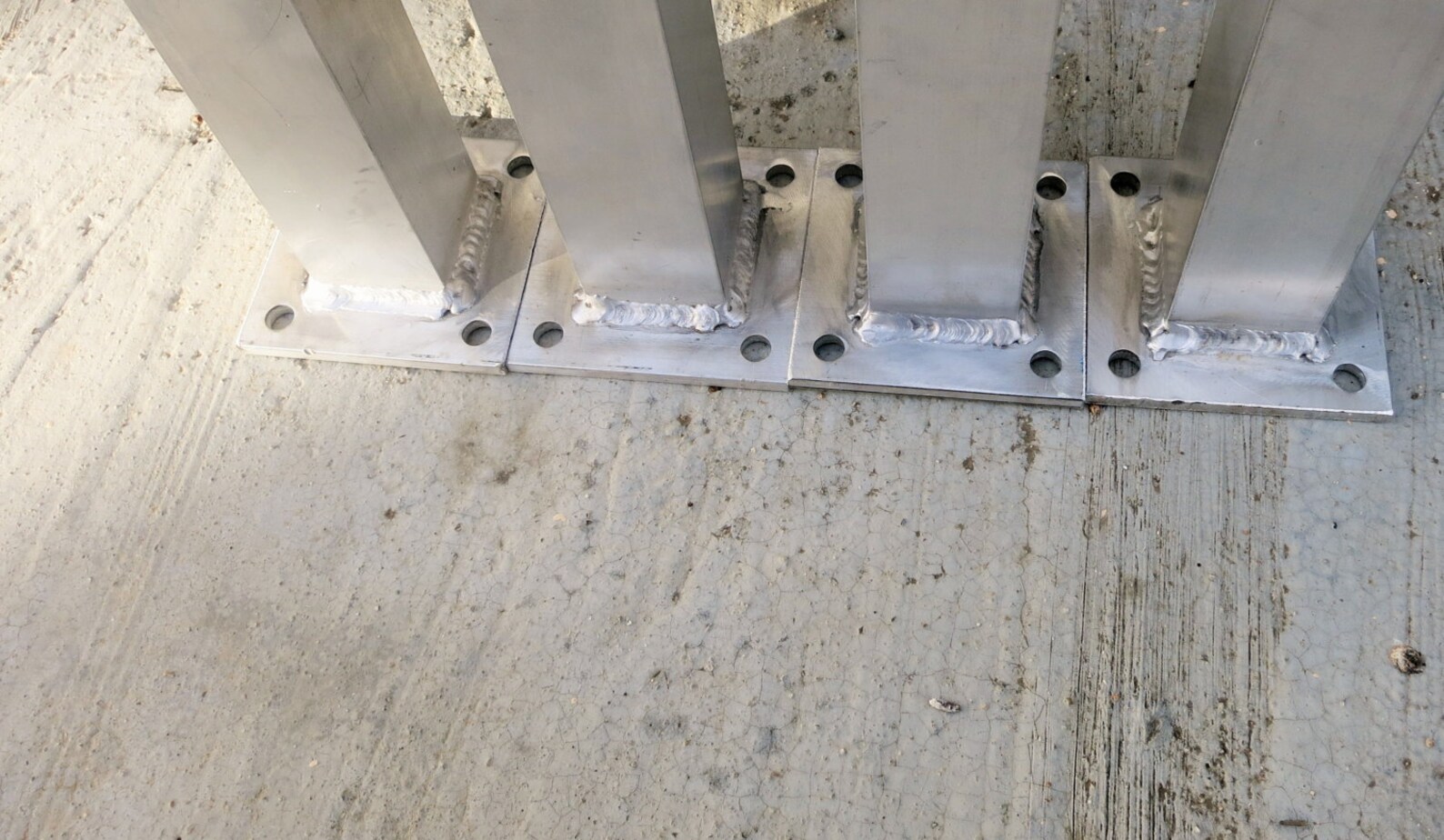 Aluminum Metal Tube Table Legs set of 4 1230 - Etsy
